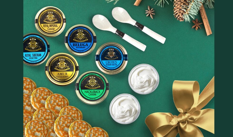 The best way to celebrate new year in Family: Caviar gift for everyone!